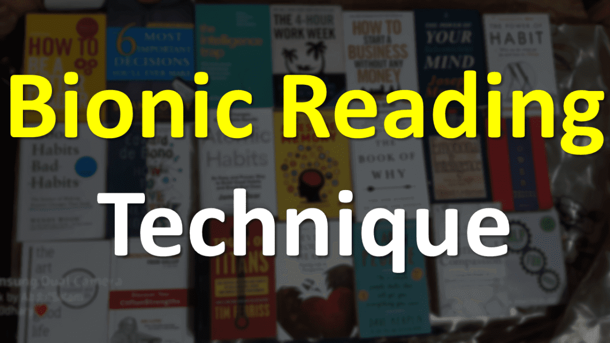 What is Bionic Reading, and how can it Speed-up your reading speed?